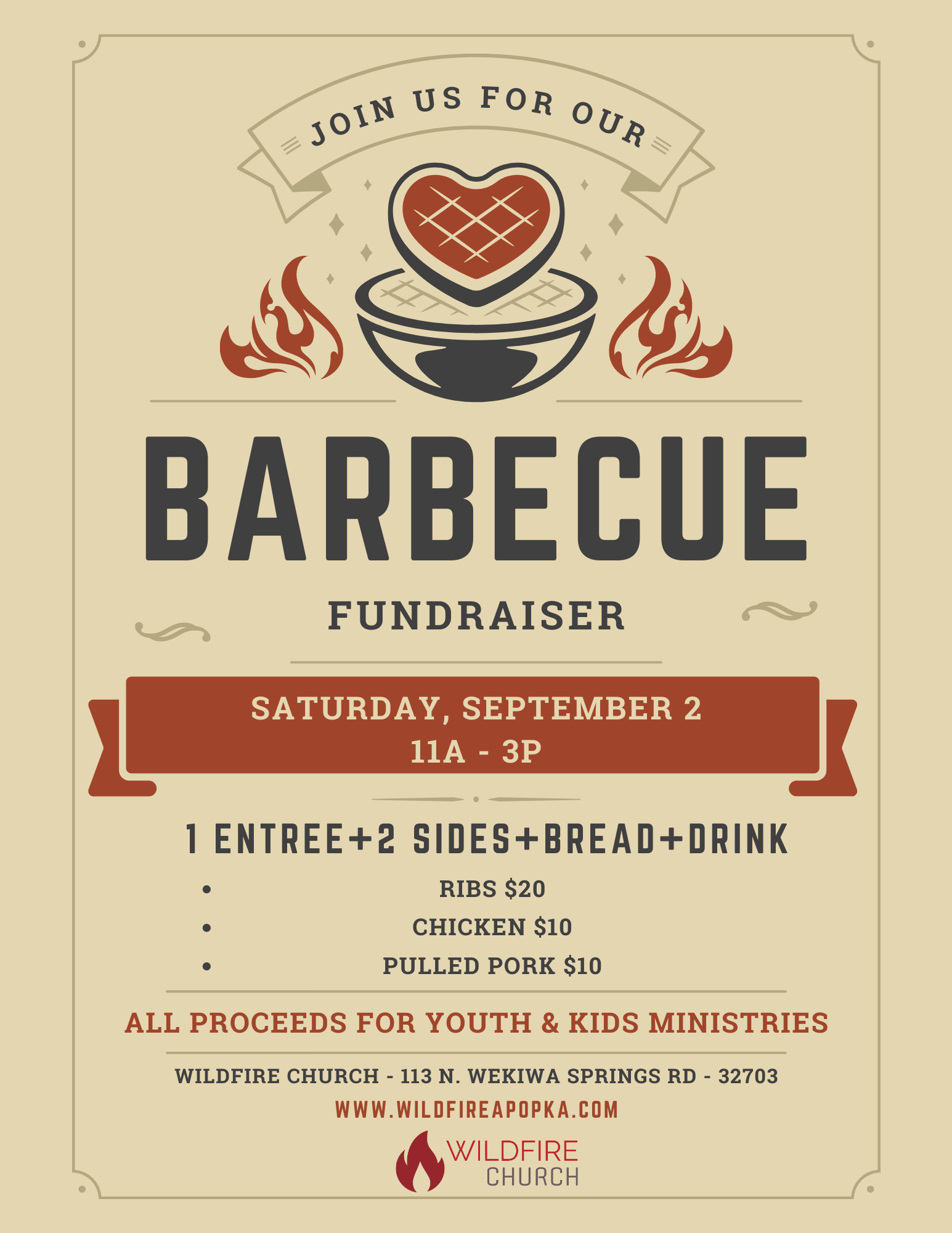 BBQ Fundraiser for Kids/Youth